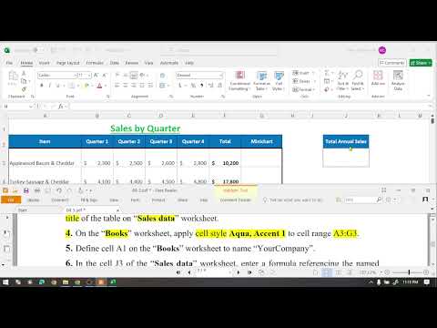 MOS EXCEL ĐỀ 3 - PROJECT 5 - GIẢI ĐỀ MOS EXCEL 2019 TIẾNG ANH BAO ĐẬU 1000 ĐIỂM | MS.MINH HÀ ...