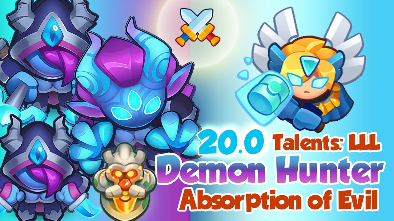 20.0 DEMON HUNTER + Knight Statue! Absorption of Evil, Cloak of Shadows ...