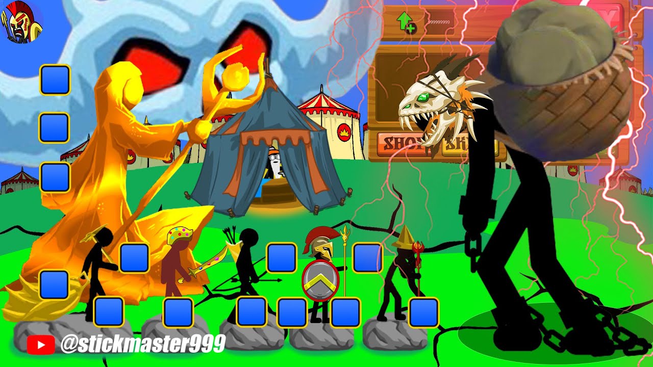 UNLOCKING NEW GOLDEN SUPER BOSS VS POWERFUL 9999 UNITS | STICK WAR ...