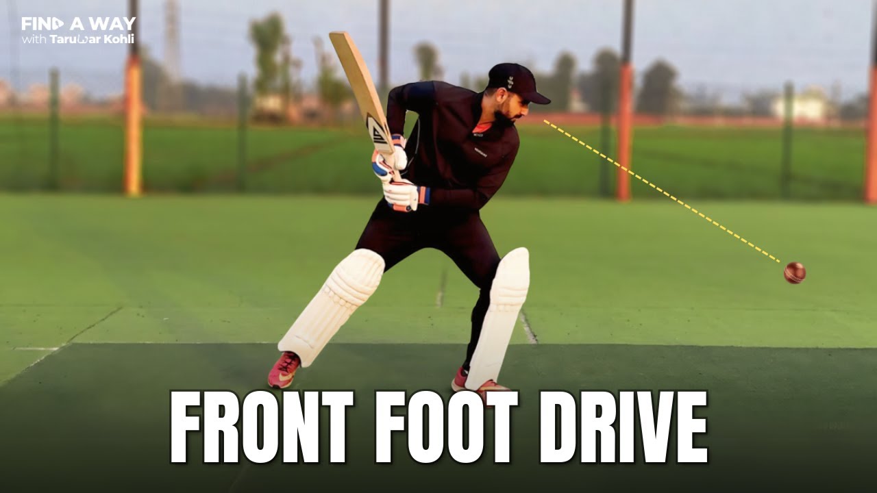 Perfect FRONT FOOT Drive | Cricket Masterclass | Batting Tips by ...