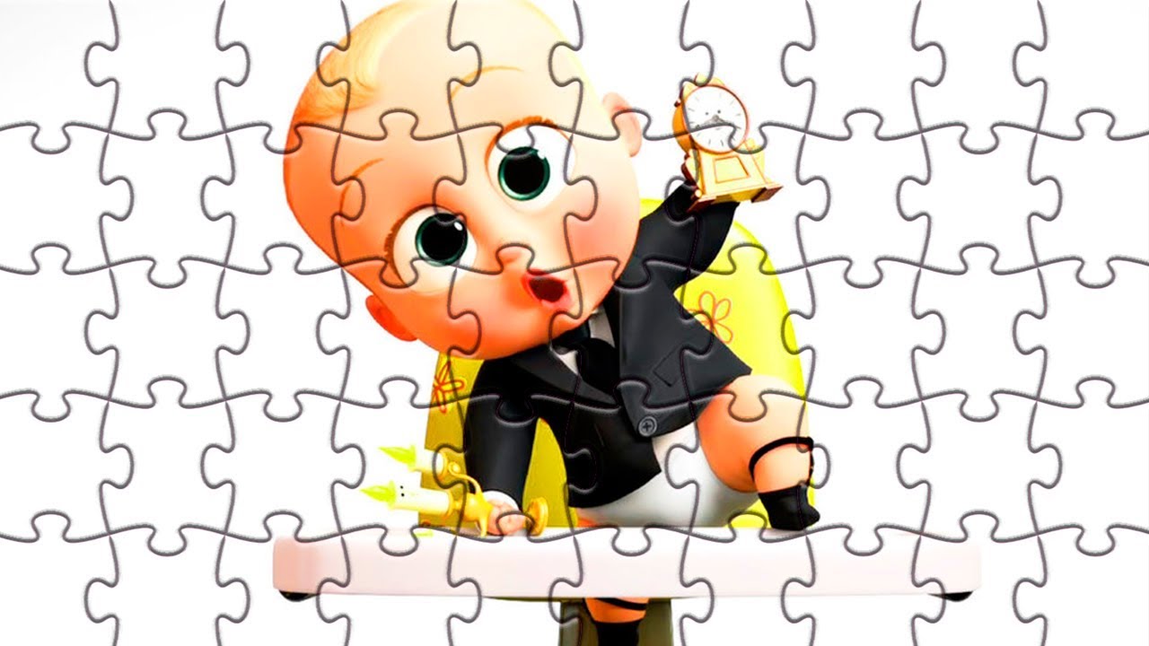 Baby Boss cartoon puzzles for kids 50 items Puzle Game Video for ...