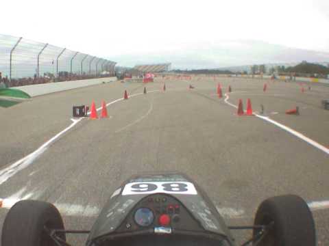 Michigan International Speedway Autocross In-Car Footage UNH FSAE - YouTube