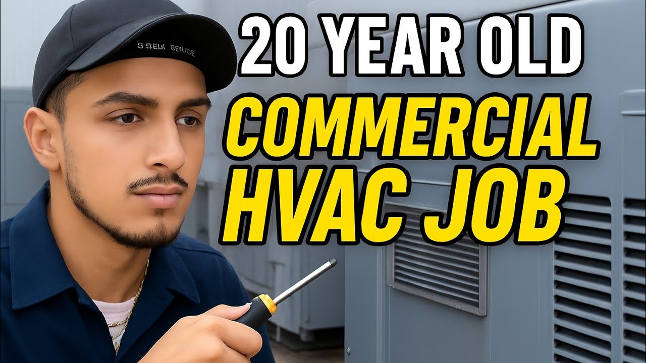 My First Week as a 20 Year Old HVAC Technician - YouTube