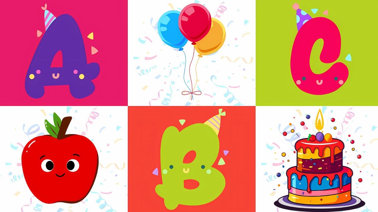 🎉 Sing Along! ABC Happy Birthday Song for Kids 🎂 | Fun Birthday ...