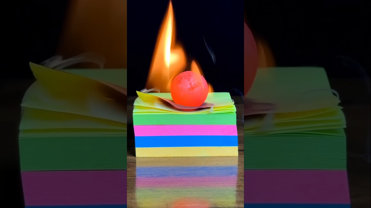 Red-hot iron ball vs - YouTube
