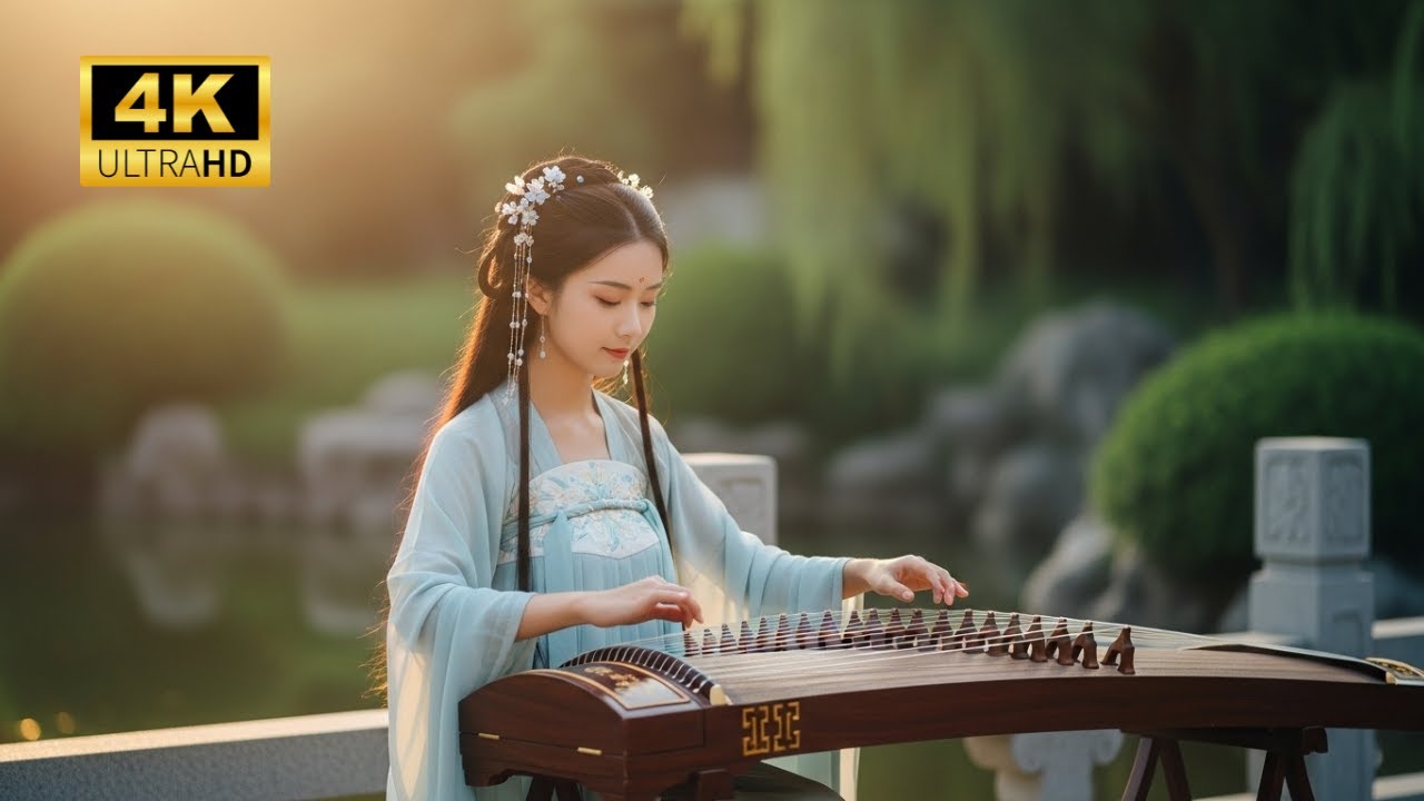 This Song Will Give You Goosebumps! The Zither’s Melody and the Flawless Beauty of the Girl ...