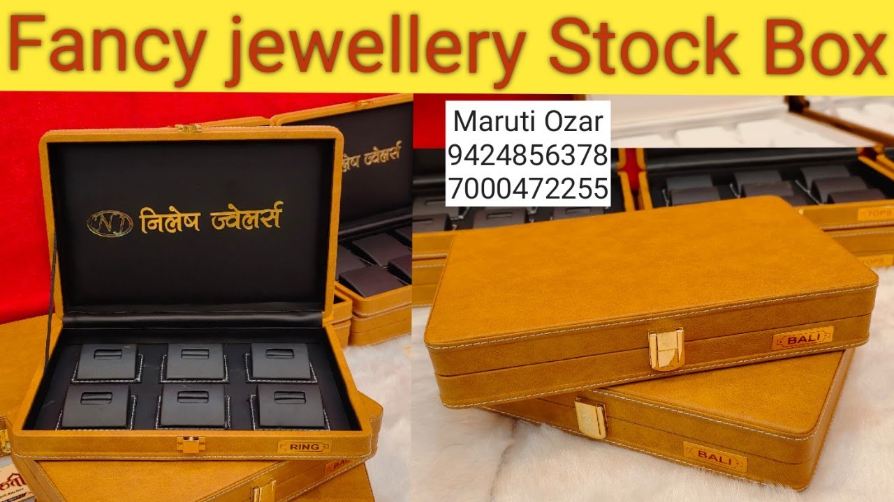 Gold Jewellery Stock Box | Fancy Stock Box | Jewellery Box |9424856378 ...