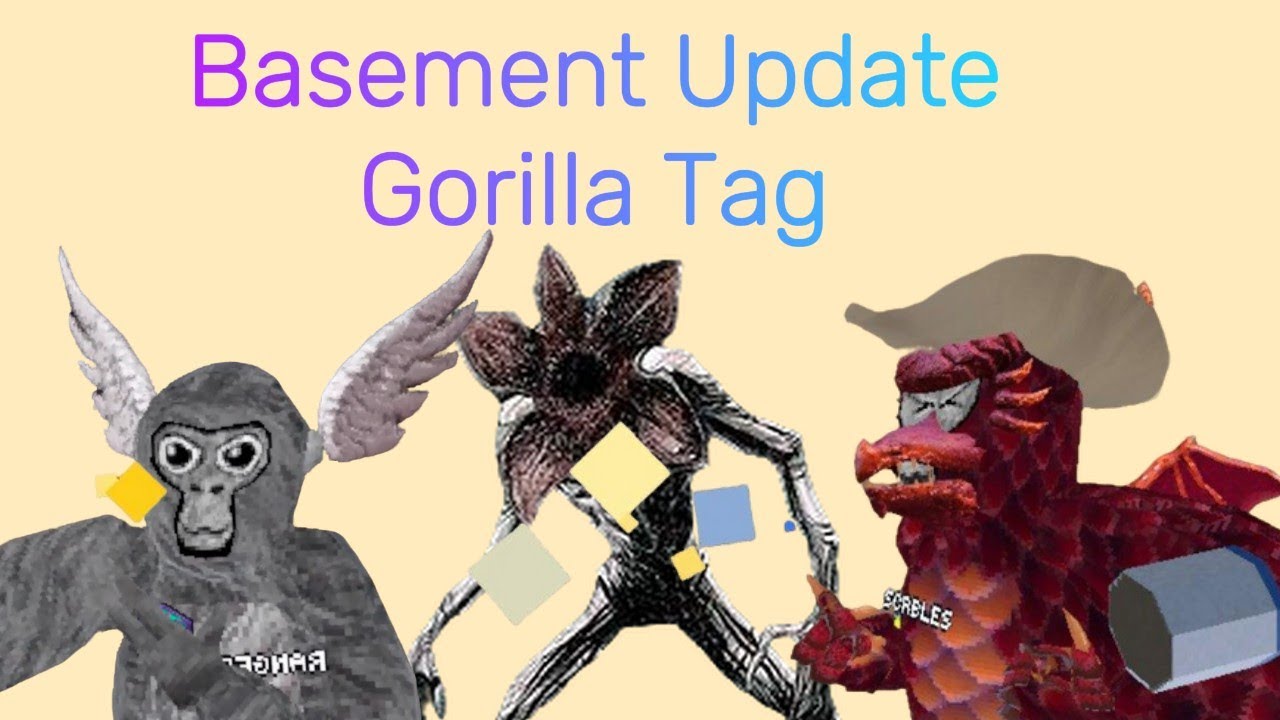 Gorilla Tag Basement Update - YouTube