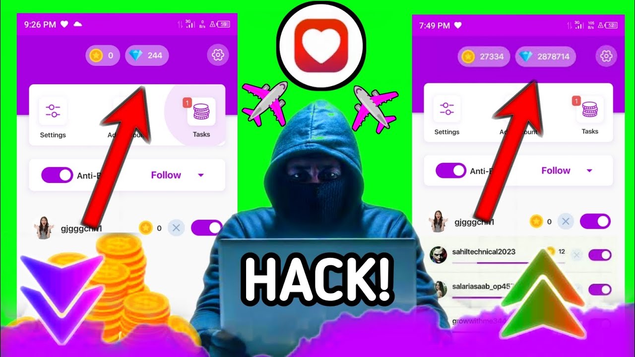 Top follow app unlimited coins Hack | top follow free coins || top ...