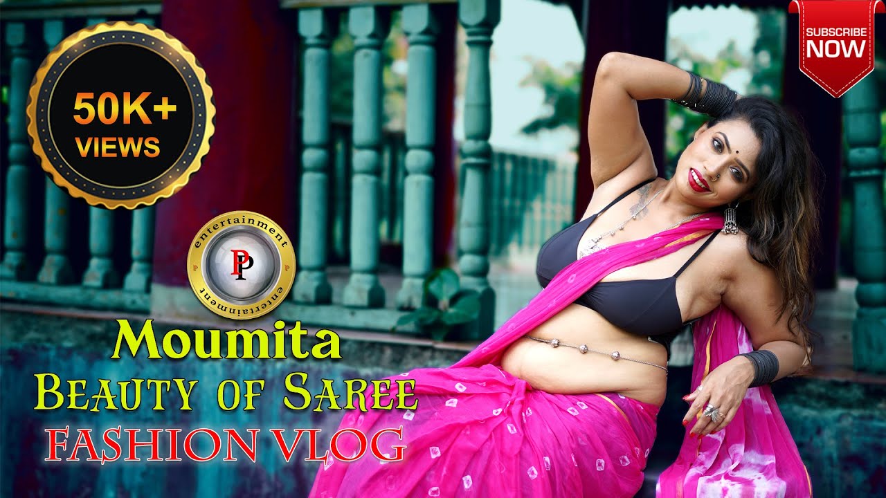 MOUMITA || CHIFFON SAREE ||SAREE FASHION VLOG || PP ENTERTAINMENT || 2024 - YouTube