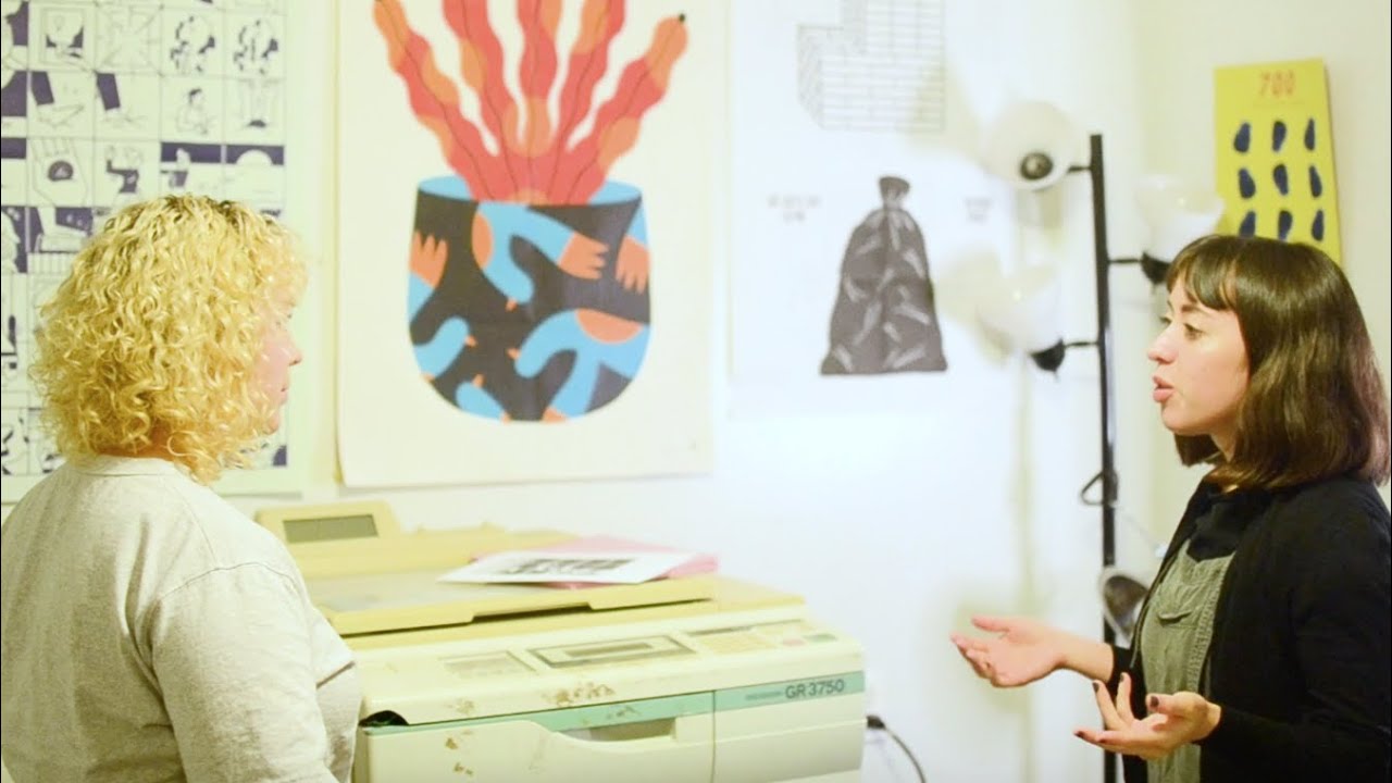Riso-side chat w/ YEAHYELHSA's Ashley Olinger | How to use a risograph ...