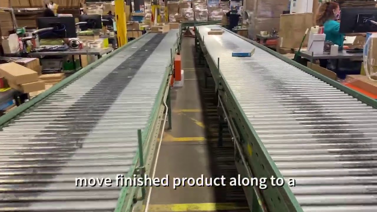 Case Conveyance Conveyor System - YouTube