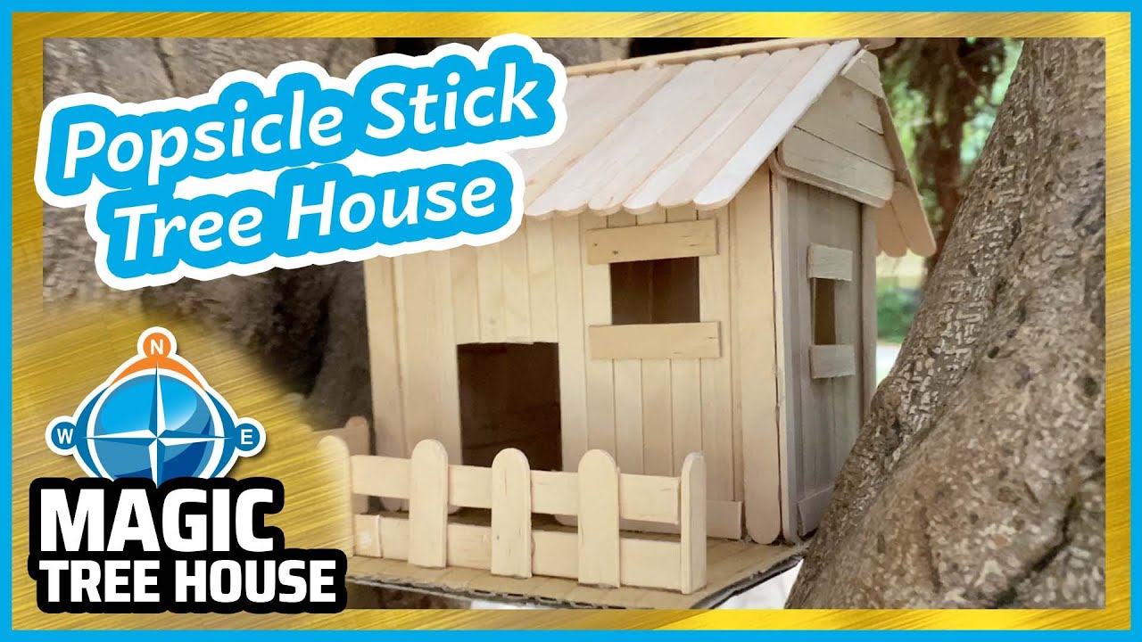 Popsicle Stick Tree House