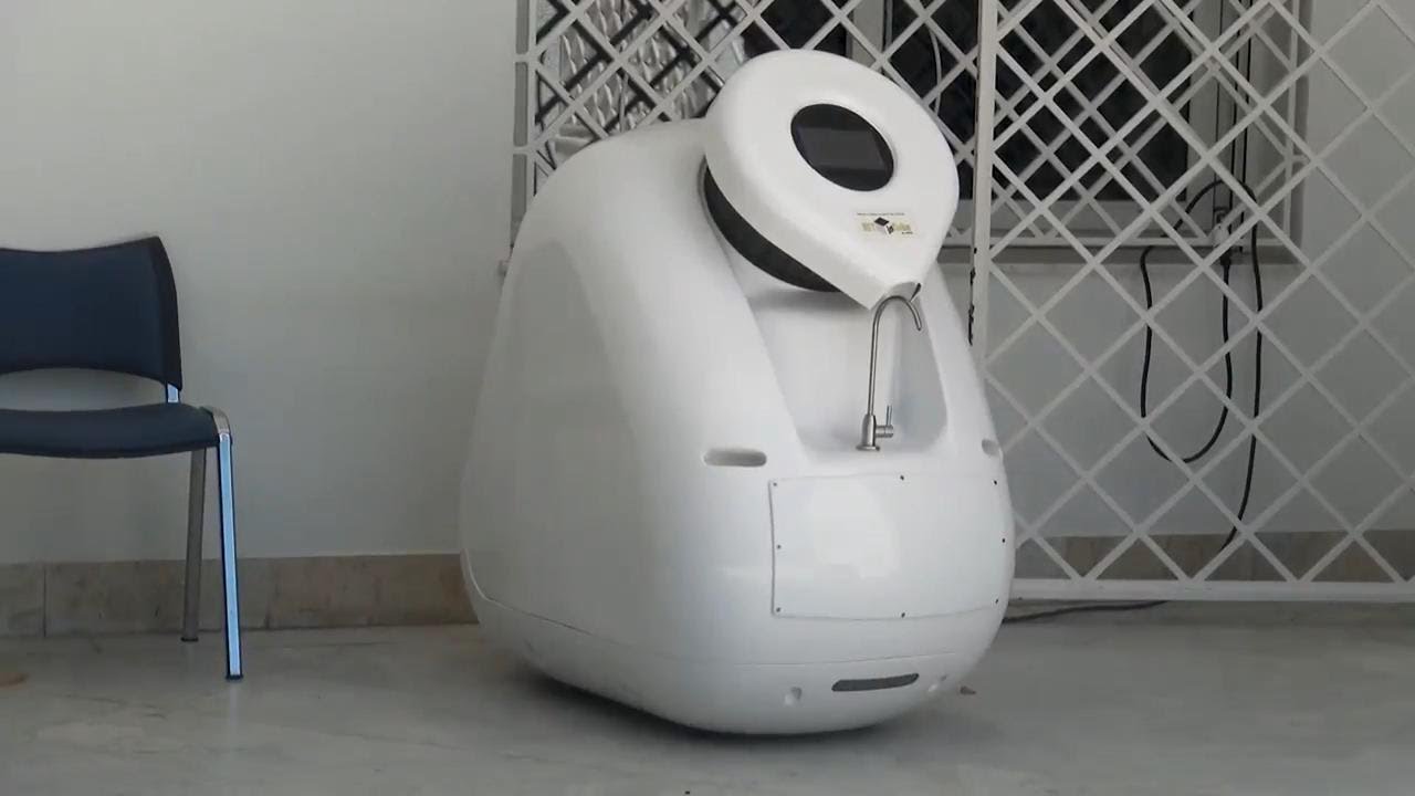 Water-producing robot may be vital in drought-hit Tunisia - YouTube