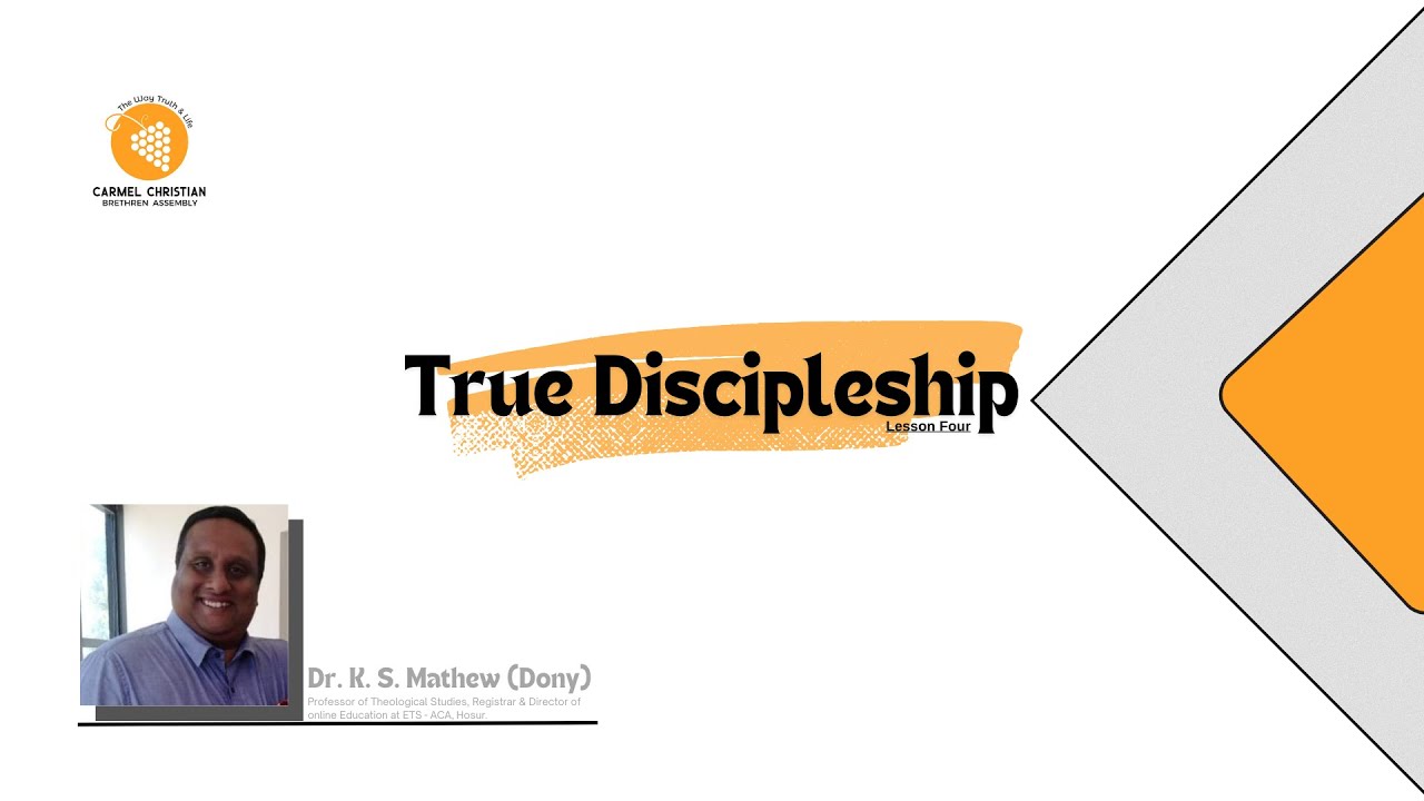 True Discipleship Lesson Four - YouTube