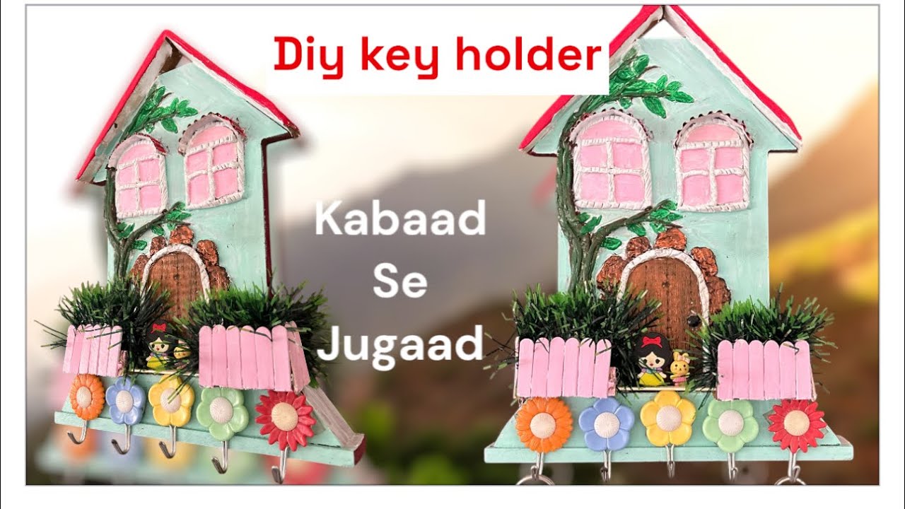 Diy key holder |house key holder craft #diy #craft #keyholder # ...
