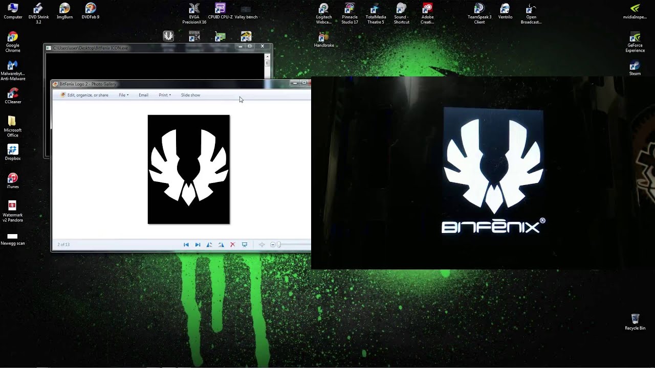 Bitfenix ICON display (tutorial and showcase) - YouTube