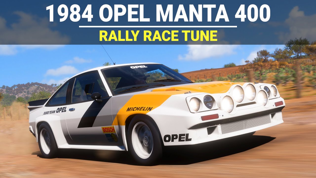 Forza Horizon 5 - 1984 Opel Manta 400, FH5 Rally Race Build, Tune ...