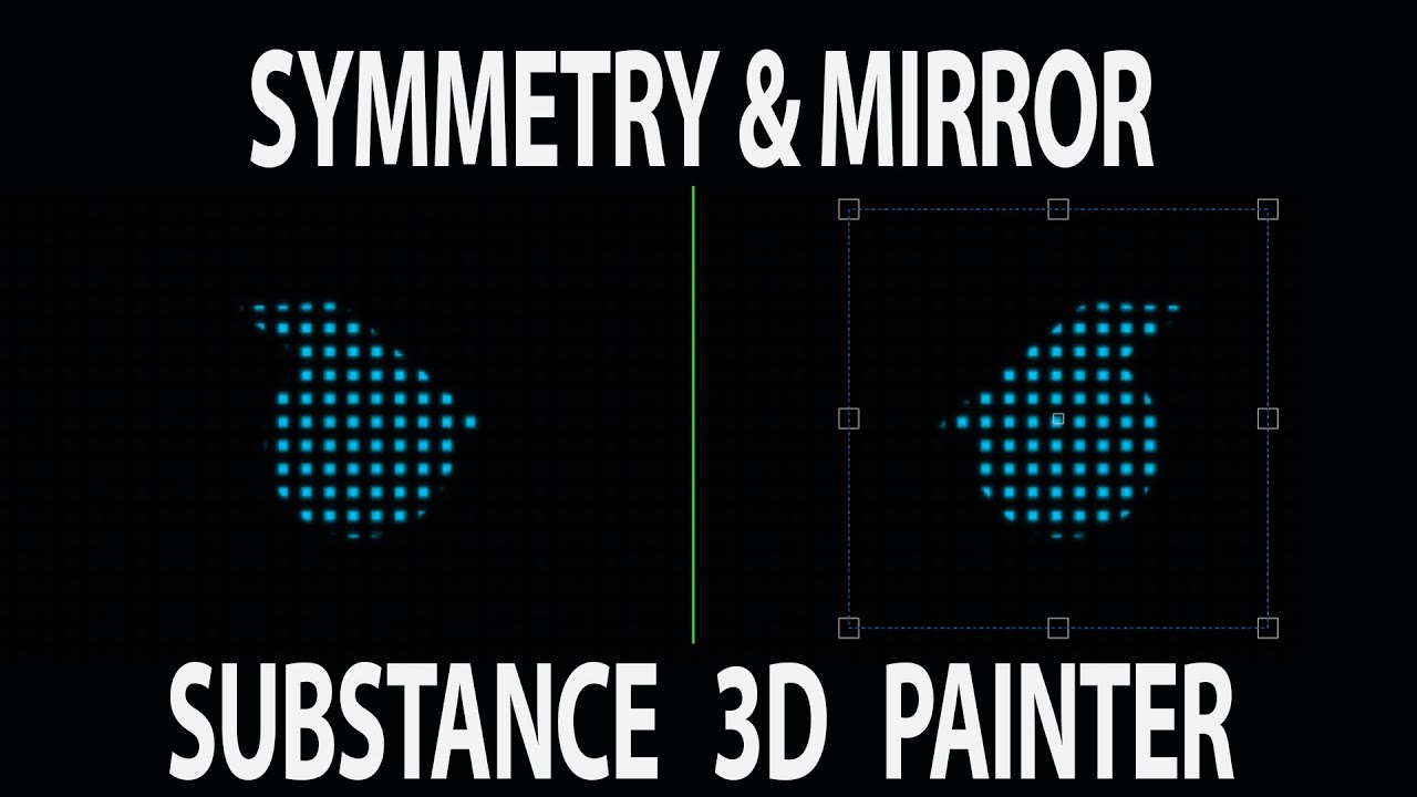 Mirror map in Substance 3d painter - YouTube