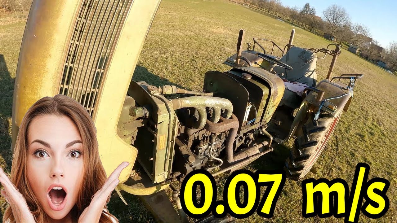 [4k] [Natural Sounds] • Fendt Farmer 2 • Test drive of the slowest ...