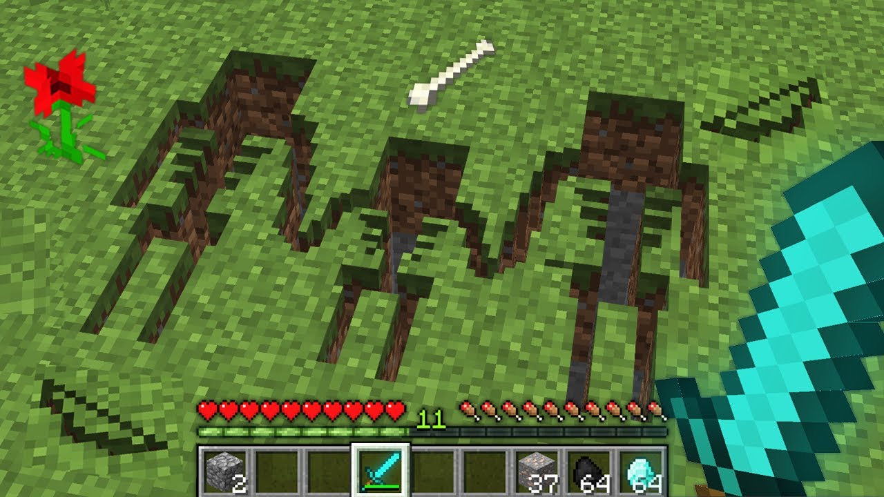 WHERE THE CURSED SKELETON PASSAGE LEADS in Minecraft MONSTER SCHOOL ...