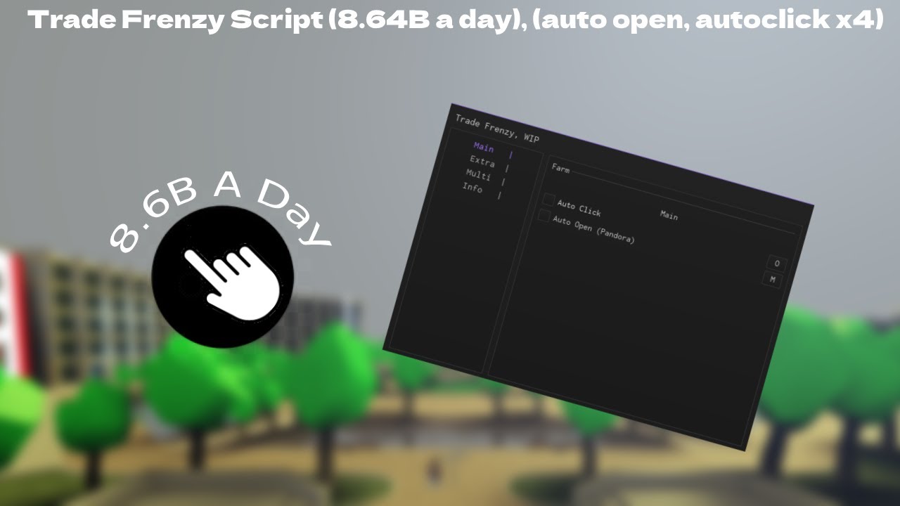 Trade Frenzy Script (8.64B a day) - YouTube