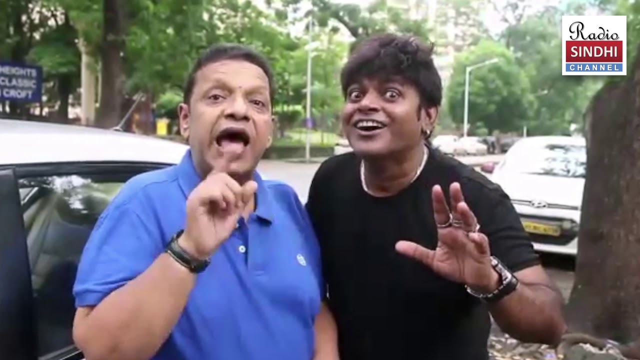 Comedian VIP and Mukesh Ahuja cracking jokes in Hindi, Sindhi - YouTube