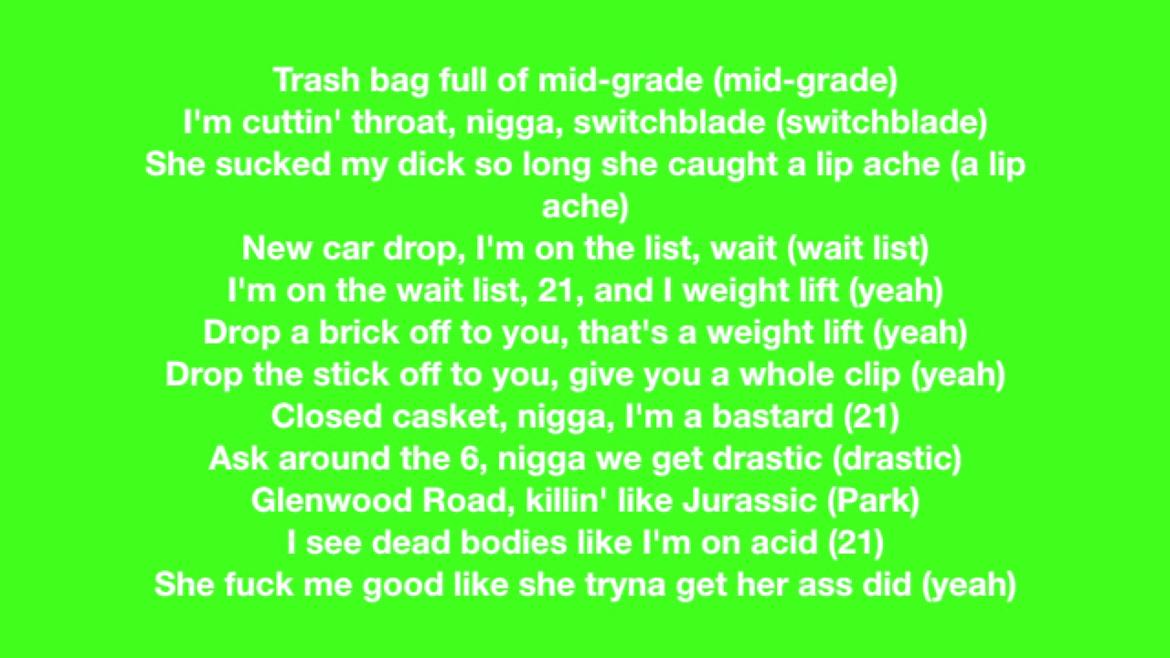 21 Savage - All The Smoke Lyrics - YouTube