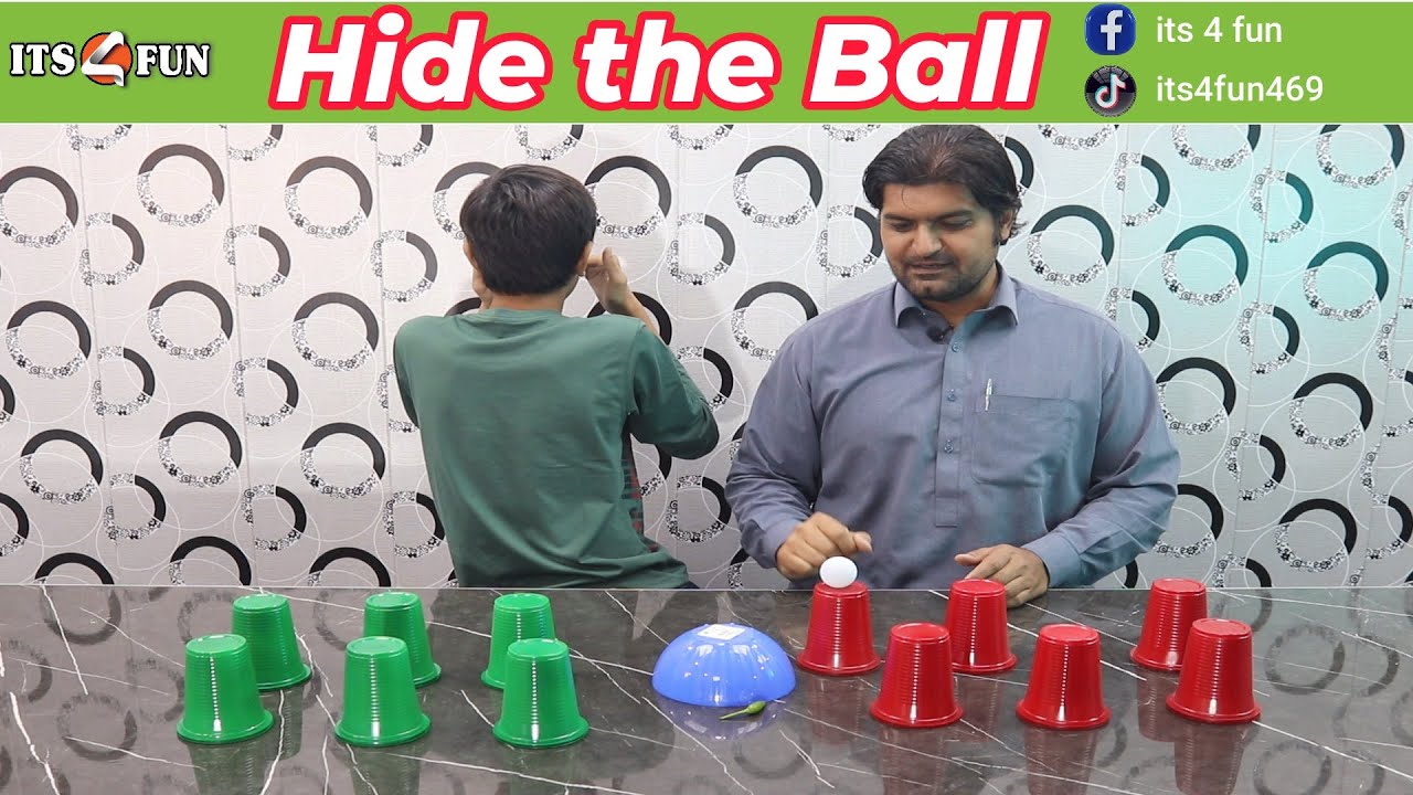 Hide the Ball Game| The Cup Game | Cup and Ball Tricks | Family Games ...