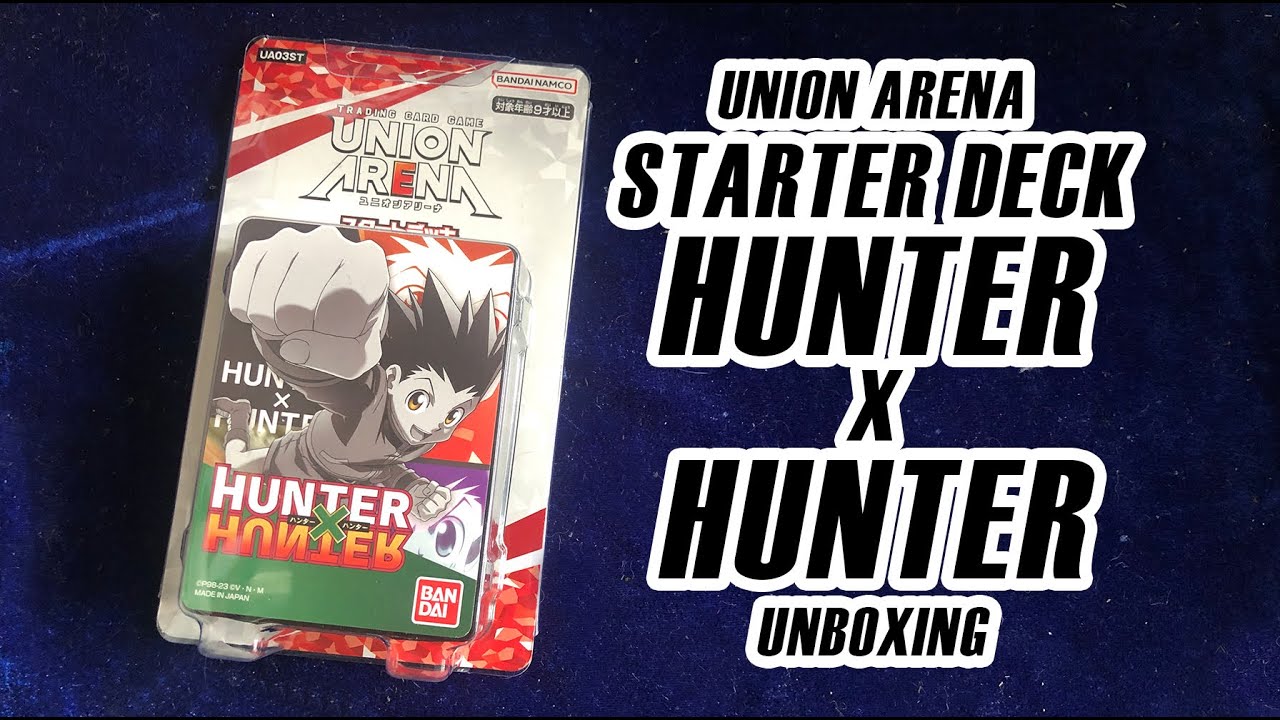 Unboxing: Union Arena Hunter X Hunter Starter Deck - YouTube