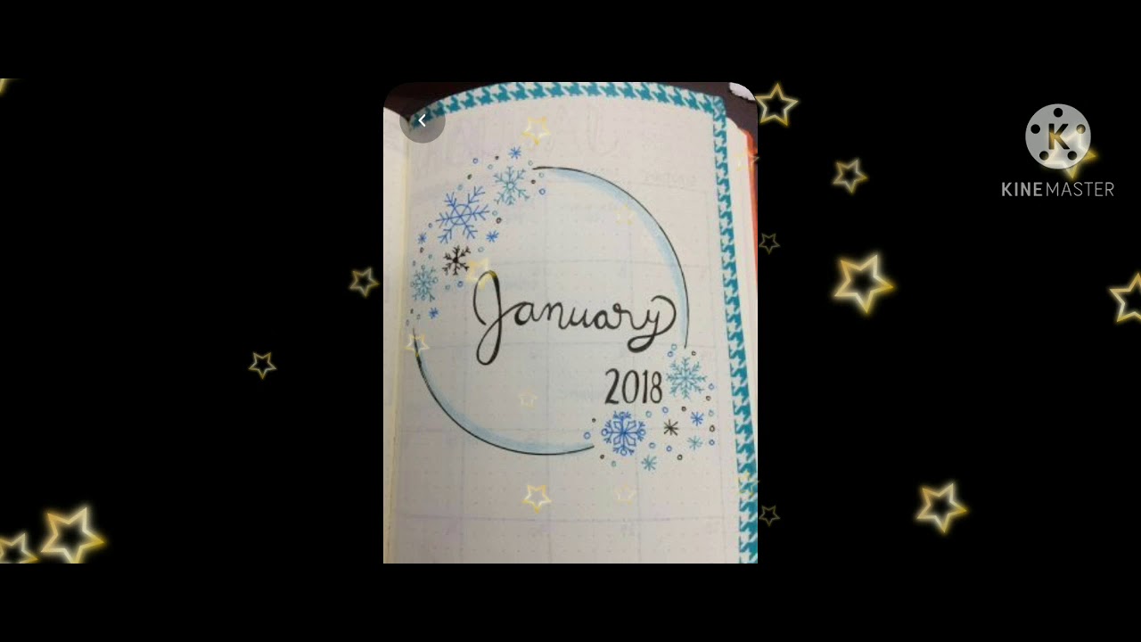 5 easy cover page design |easy cover design of months January ...