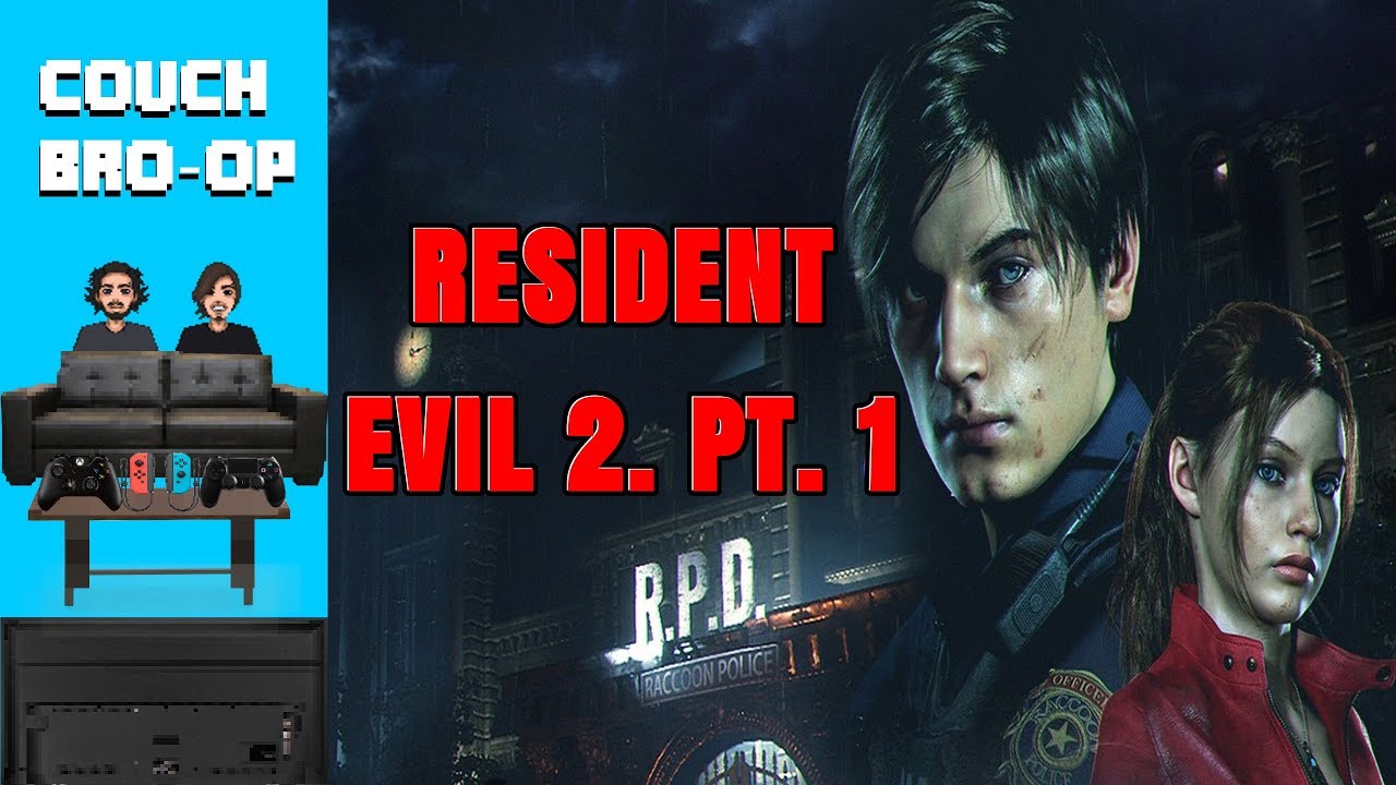 RESIDENT EVIL 2 REMAKE- POLICE STATION ESCAPE ROOM - COUCH BRO-OP - YouTube