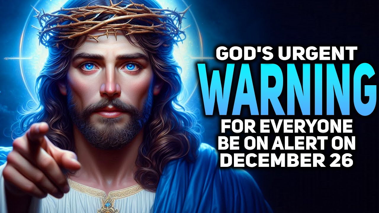 URGENT WARNING "BE ON ALERT ON DECEMBER 26" | God Message Today | # ...