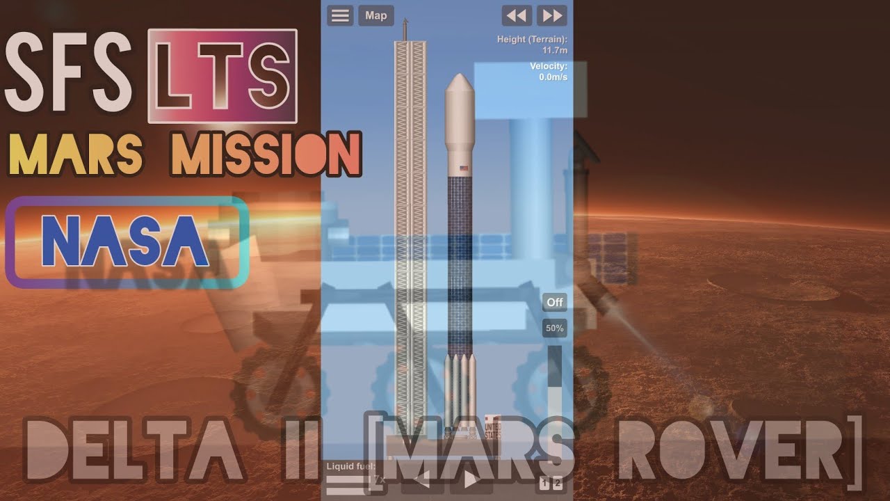 sfs LTS DELTA II [MARS ROVER] + quick save file. - YouTube