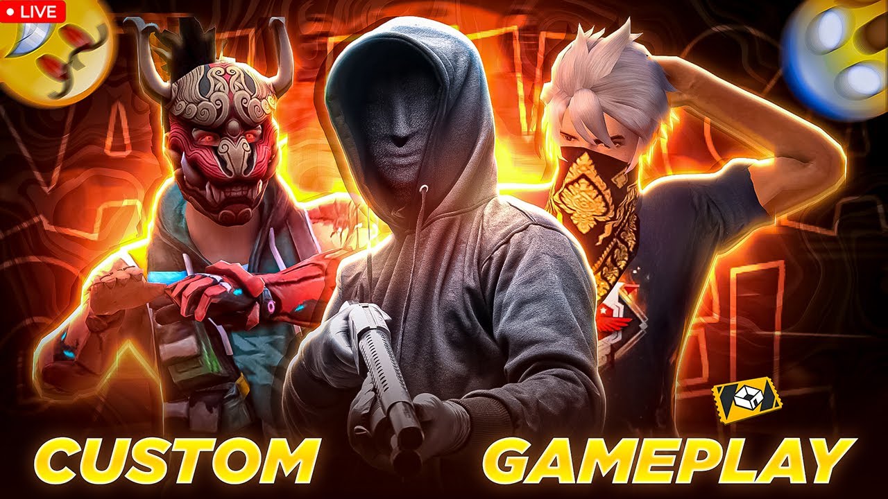 🌿FREE FIRE LIVE🌿PLAYING GIVEAWAY😎CUSTOM ROOM GAME PLAY 🎮🎯 ON LIVE ...