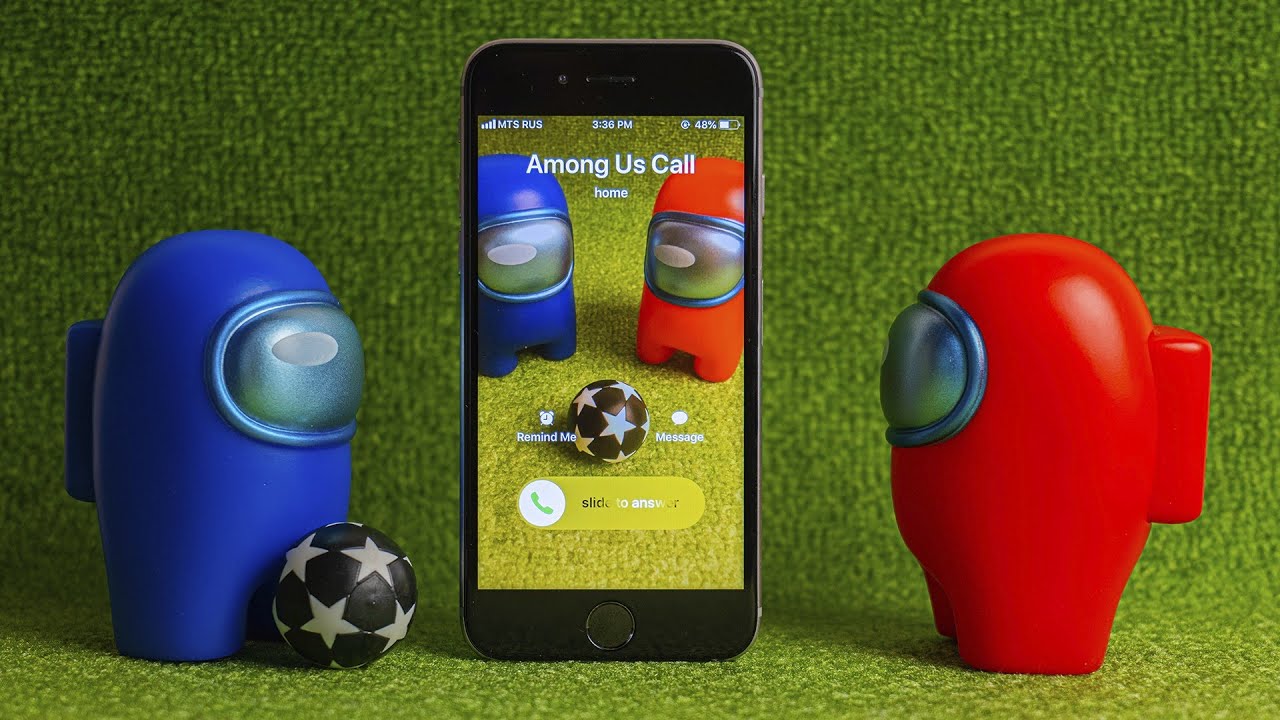 Football Among Us Incoming Call - YouTube