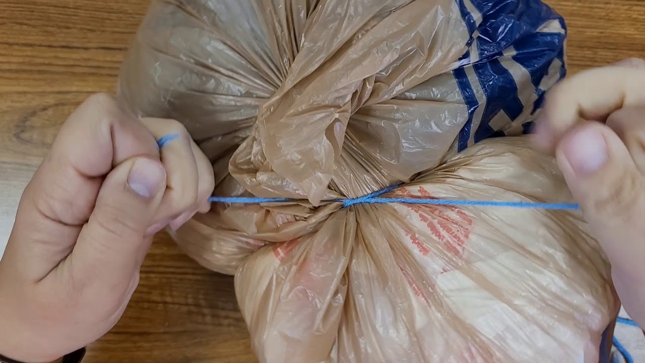 making an armature out of grocery bags for a pumpkin paper mache. - YouTube