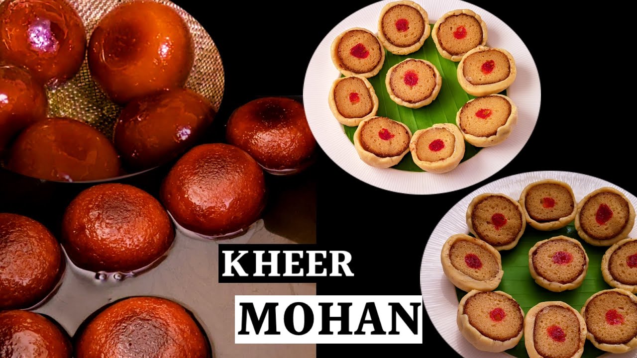 KHEER MOHAN RECIPE(Bengali sweets) | MITHAI | DIWALI SWEETS | खीर मोहन ...