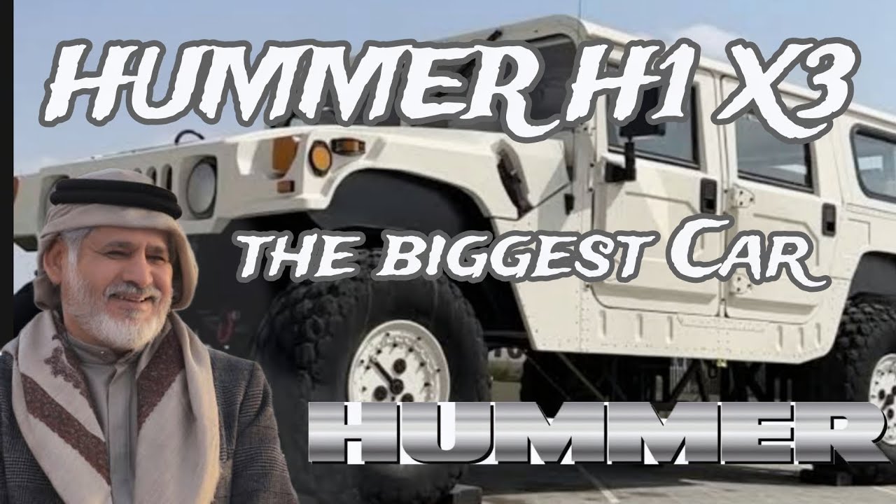 Driving the World's Largest Car - Hummer H1 X3 #hummer - YouTube