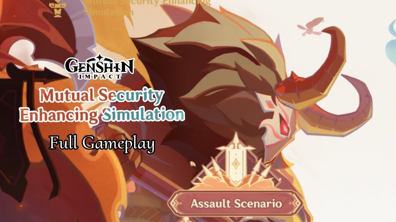 @GenshinImpact Mutual Security Enhancing Simulation Full Gameplay (⚔ ...
