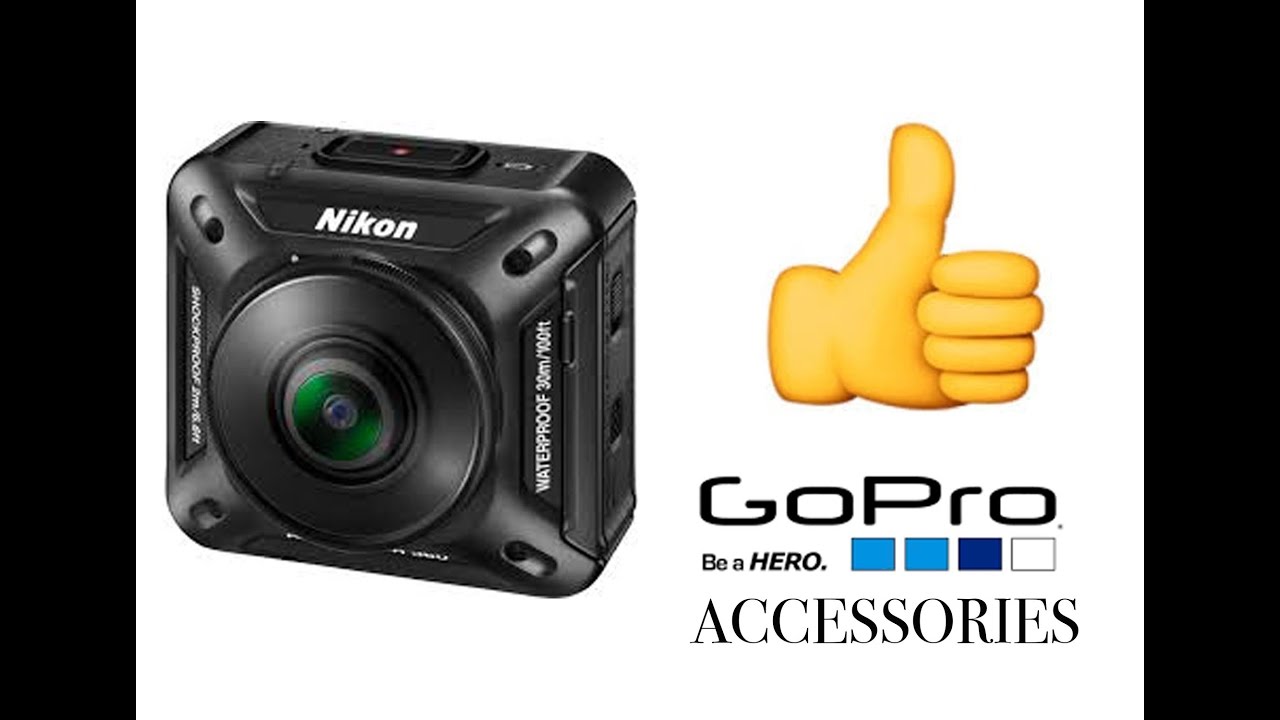 Nikon Keymission 360 fits GoPro Accessories - YouTube