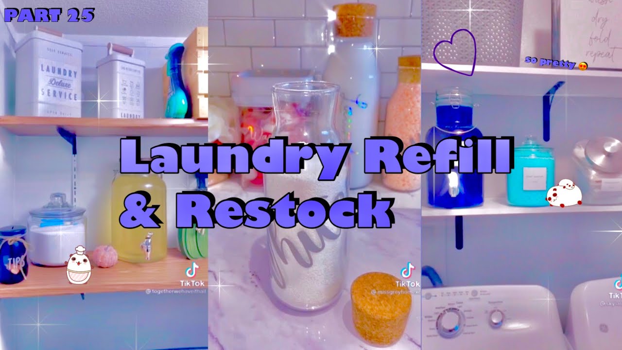 Laundry Refill & Restock ASMR (25) - YouTube