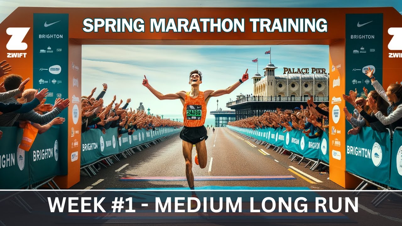 Spring Marathon Training 2025 | Week #1 Medium Long Run - YouTube