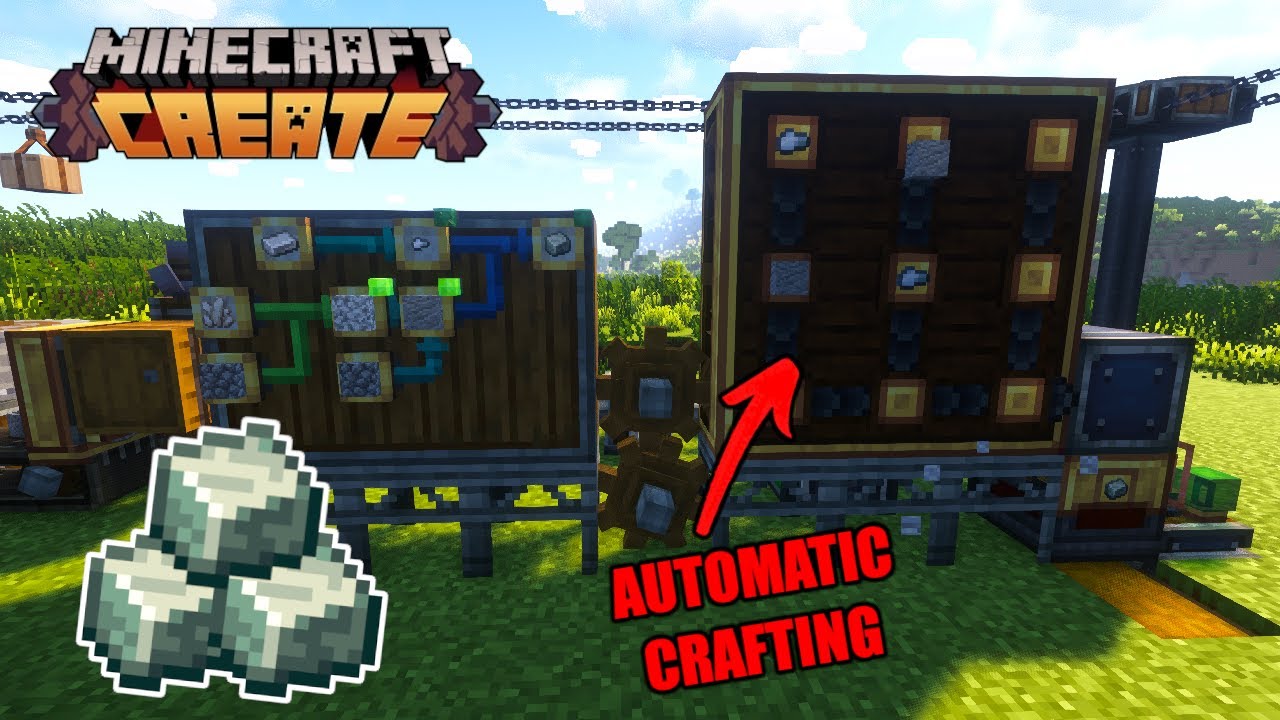 I Finally Automated Andesite Alloy in Minecraft Create Mod - YouTube