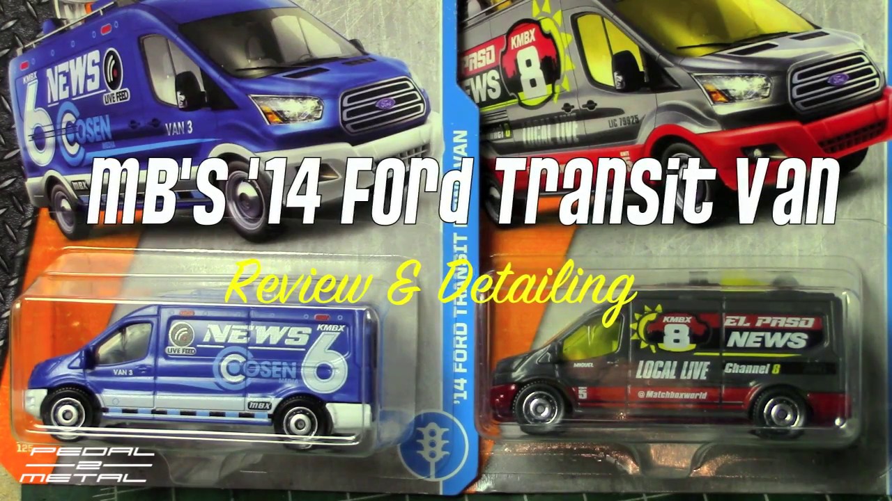 Review & Detail of Matchbox Ford Transit News Van | Fun DIY - YouTube