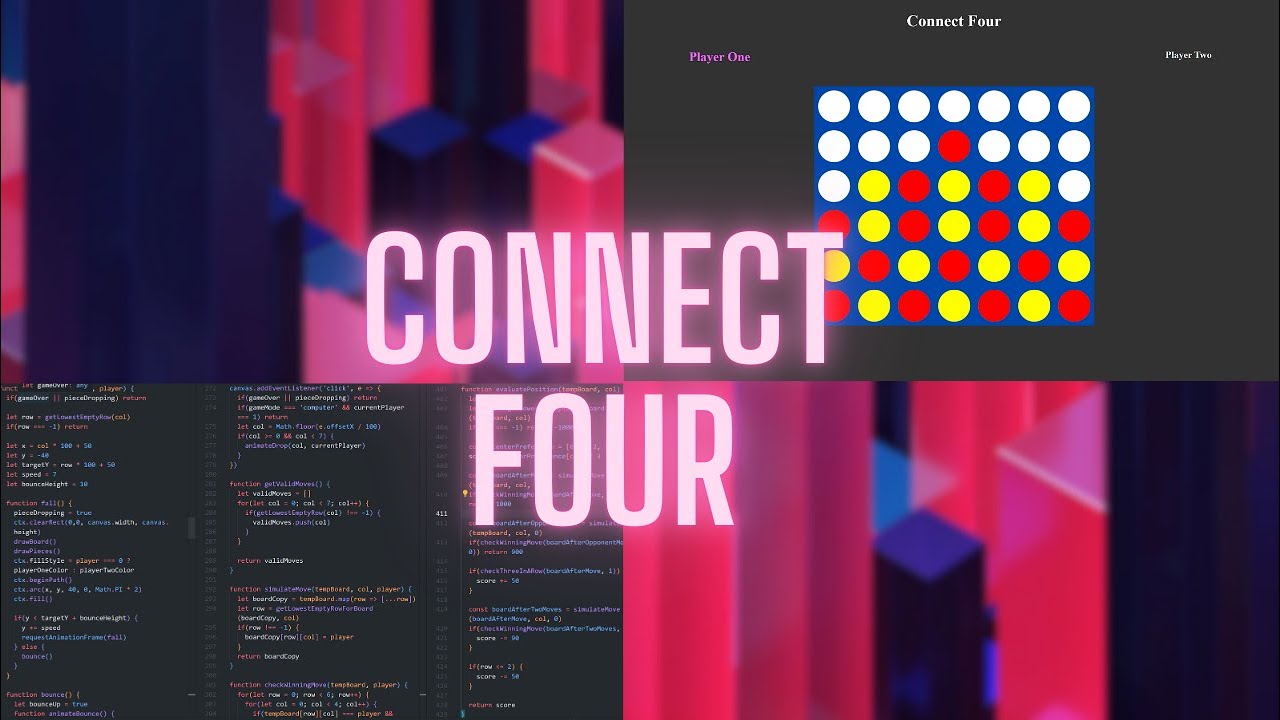 Connect Four with JavaScript & Canvas | Full Step-by-Step Guide - YouTube