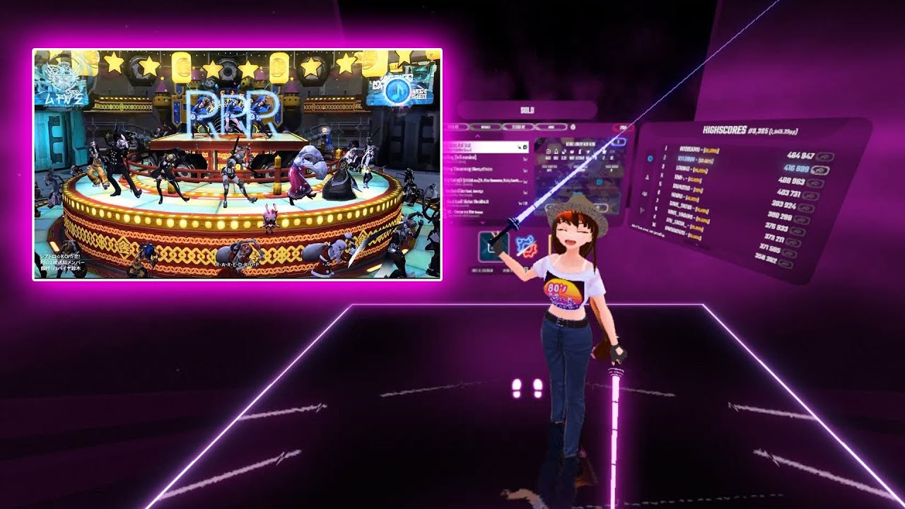 [Beat Saber] Rare Drop ☆KOI☆KOI! by PSO2 Live Members - YouTube