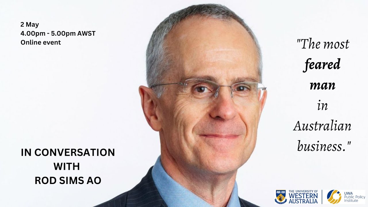 In Conversation with Rod Sims AO (2 May, 2023) - YouTube