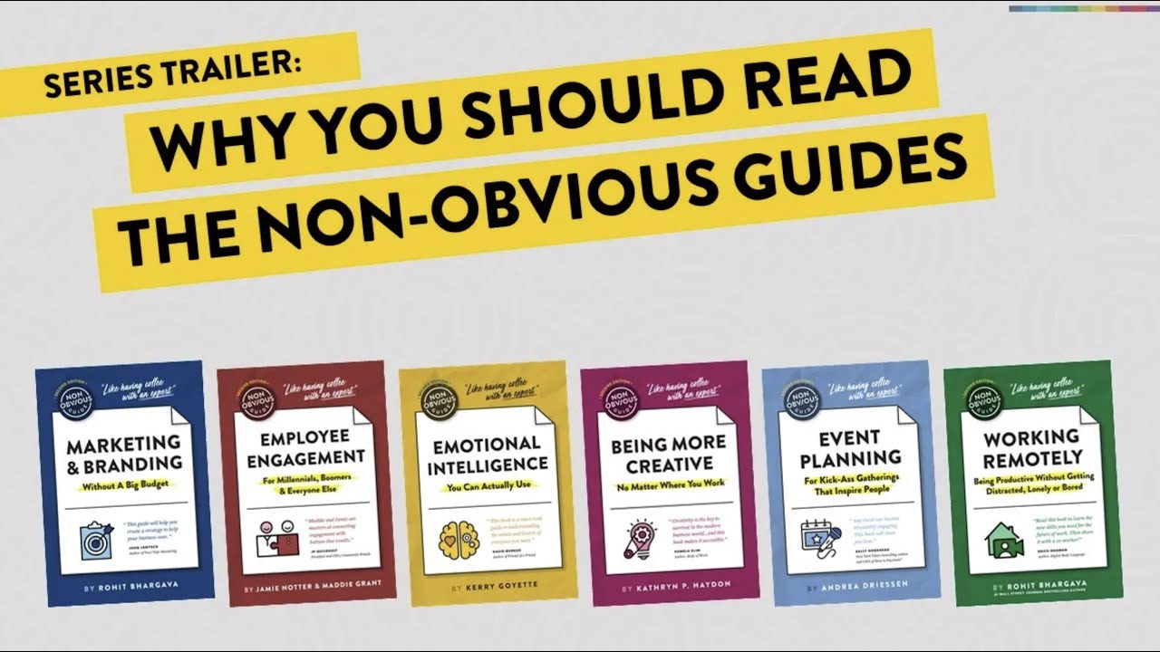 Introducing the Non Obvious Guide Series - Business Advice For Smart ...