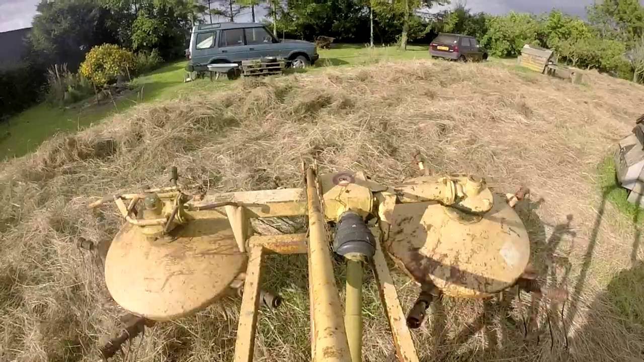 hay turning - YouTube